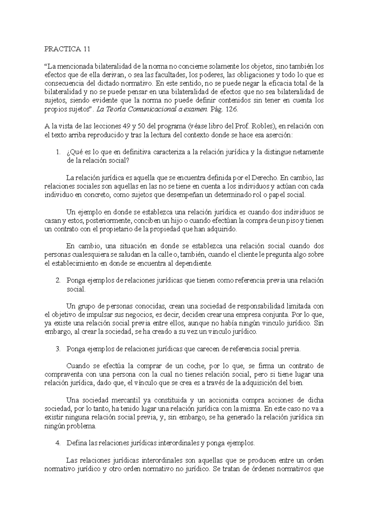 Practica 11 - PRACTICA 11 “La mencionada bilateralidad de la norma no ...