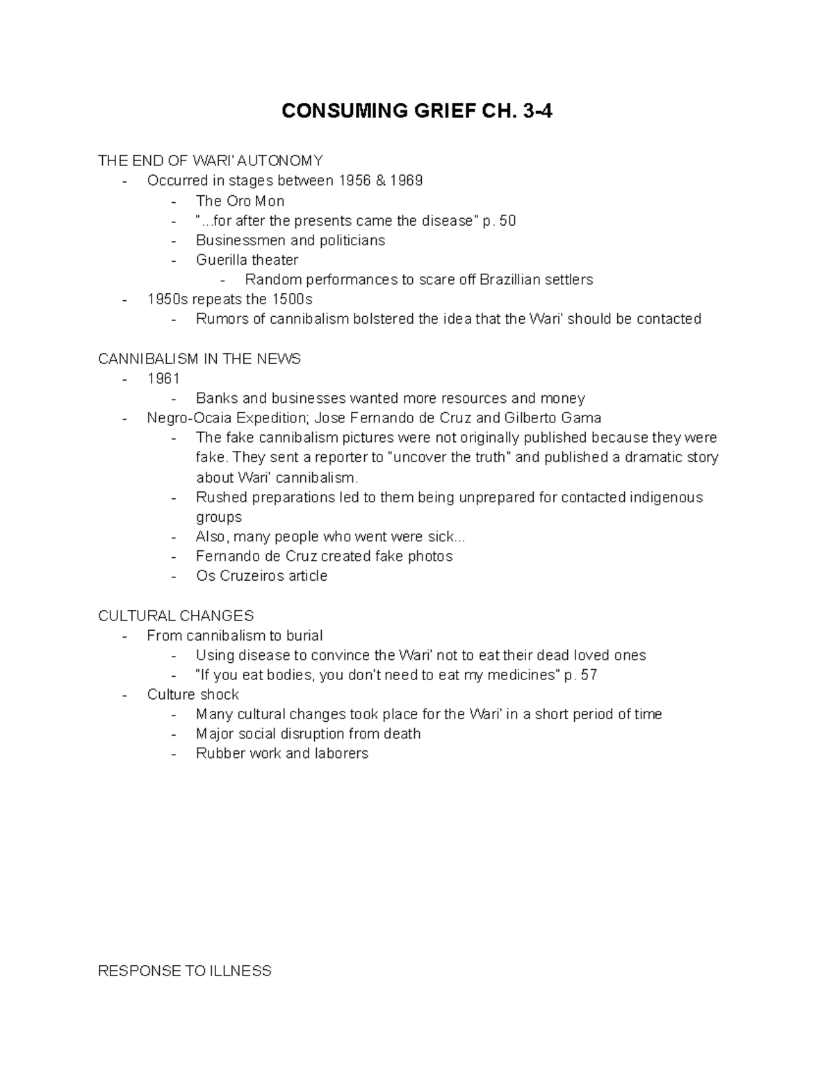 Consuming Grief Ch. 3-4 - CONSUMING GRIEF CH. 3- THE END OF WARI ...
