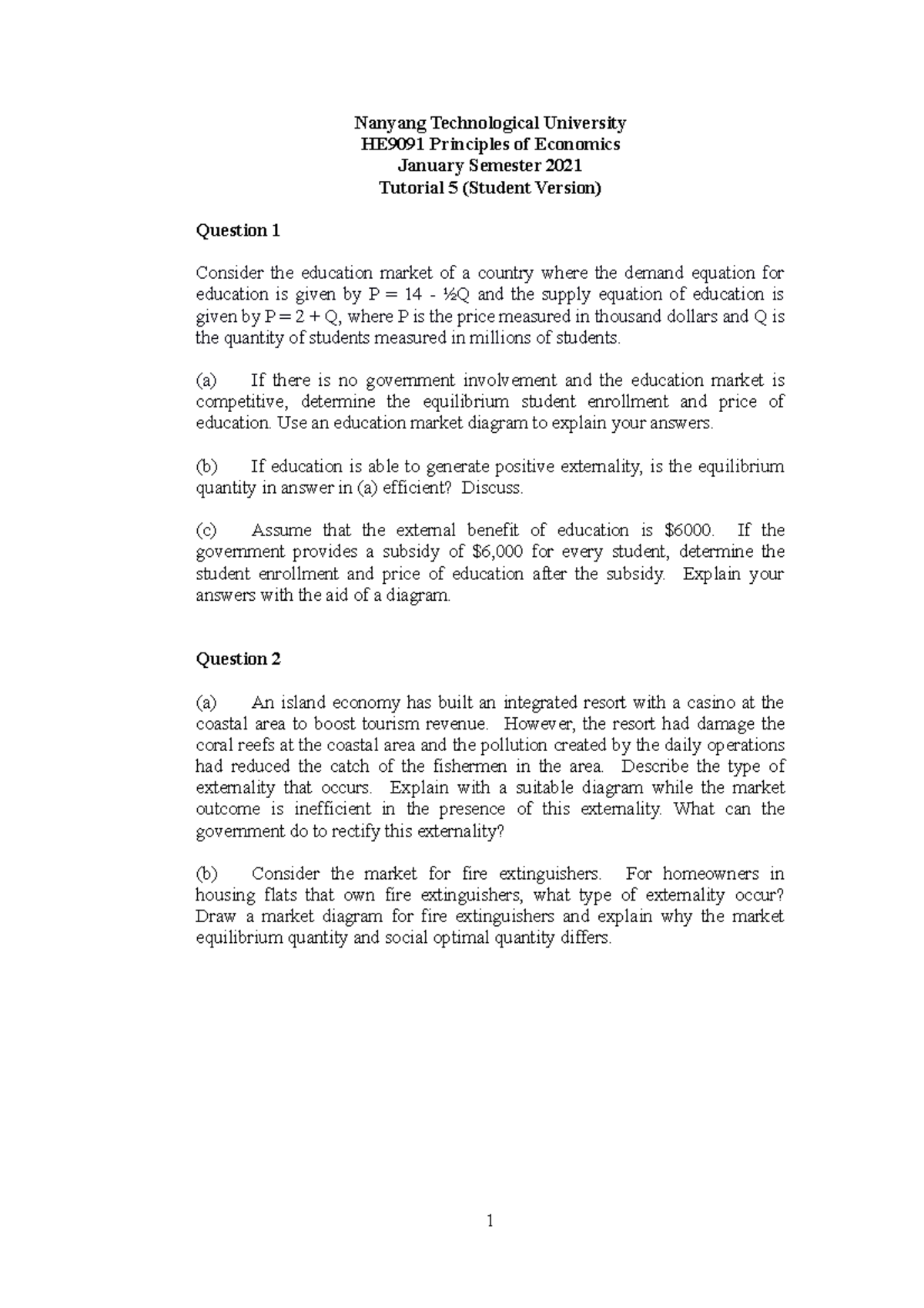 HE9091 Jan 2021 Tutorial 5.Student Version - Nanyang Technological ...