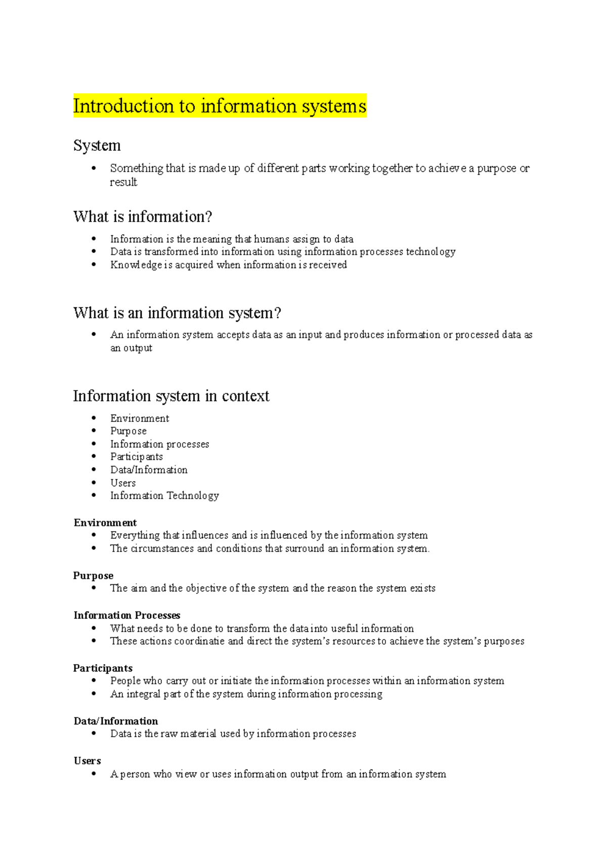 IPT Prelim Course Notes - Intro to Info Skills and Systems ...
