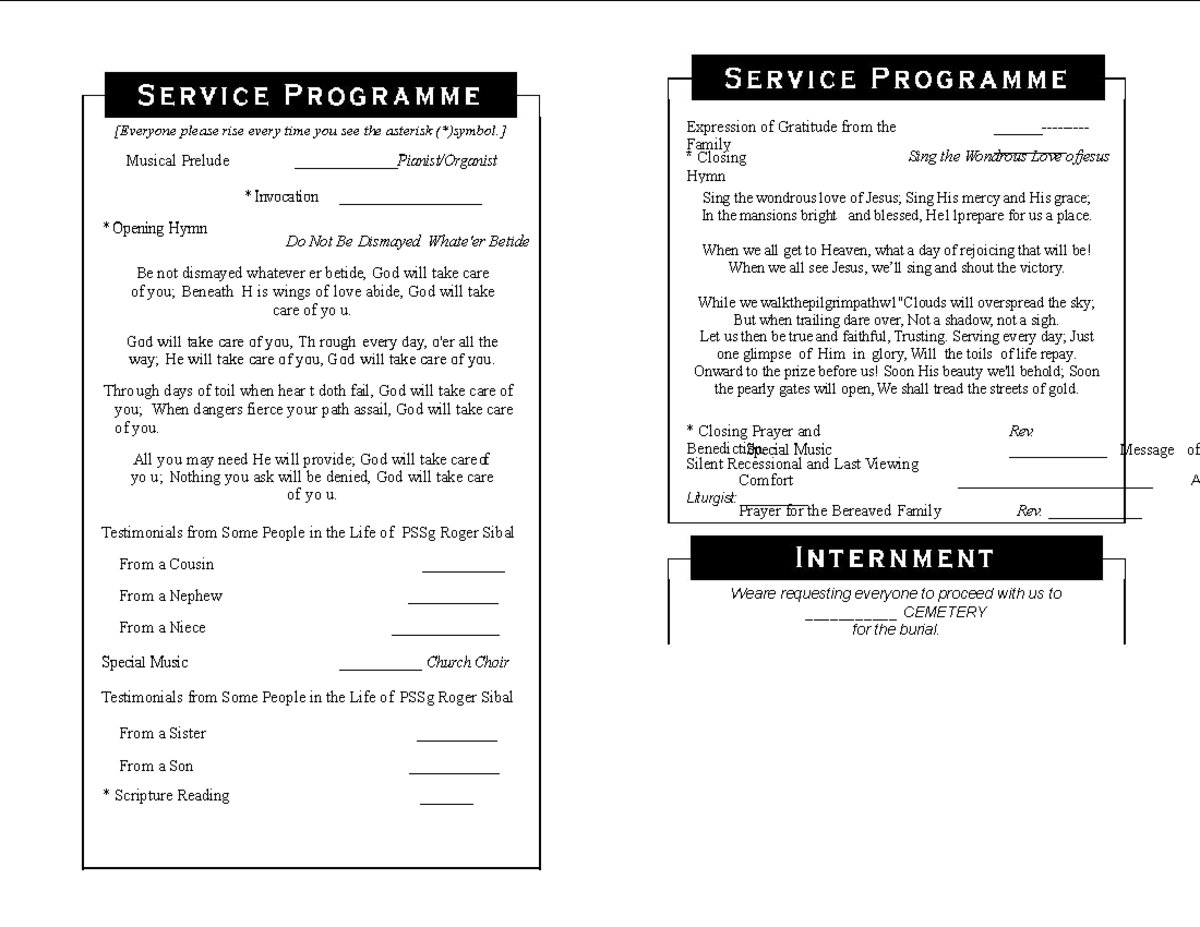 Necro Service Program pssg sibal - [Everyone please rise every time you ...