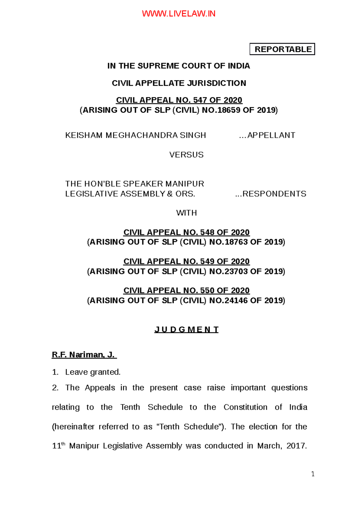 5 hahaha check it - REPORTABLE IN THE SUPREME COURT OF INDIA CIVIL ...