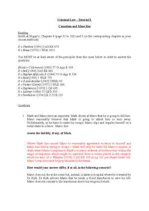 Notes on Criminal law - 1st - Notes on Criminal law General Information ...