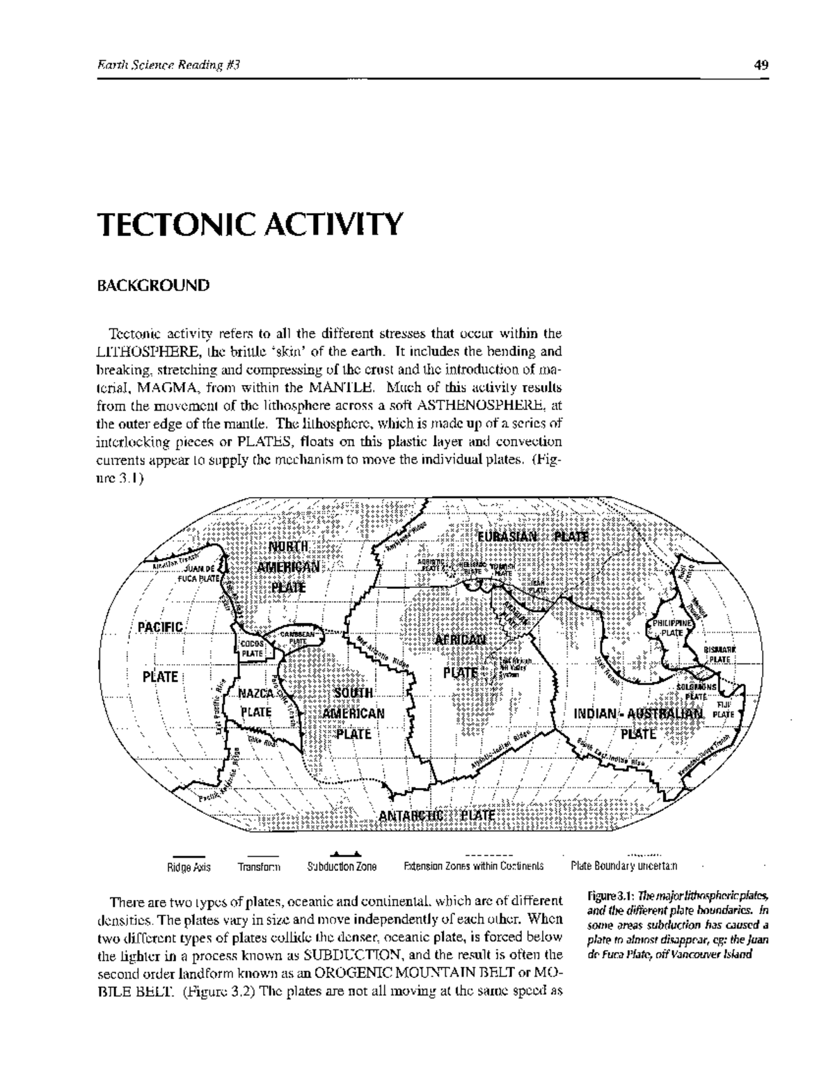 Lab3Tectonic Activity for geology subject - GEOG-2216 - Studocu