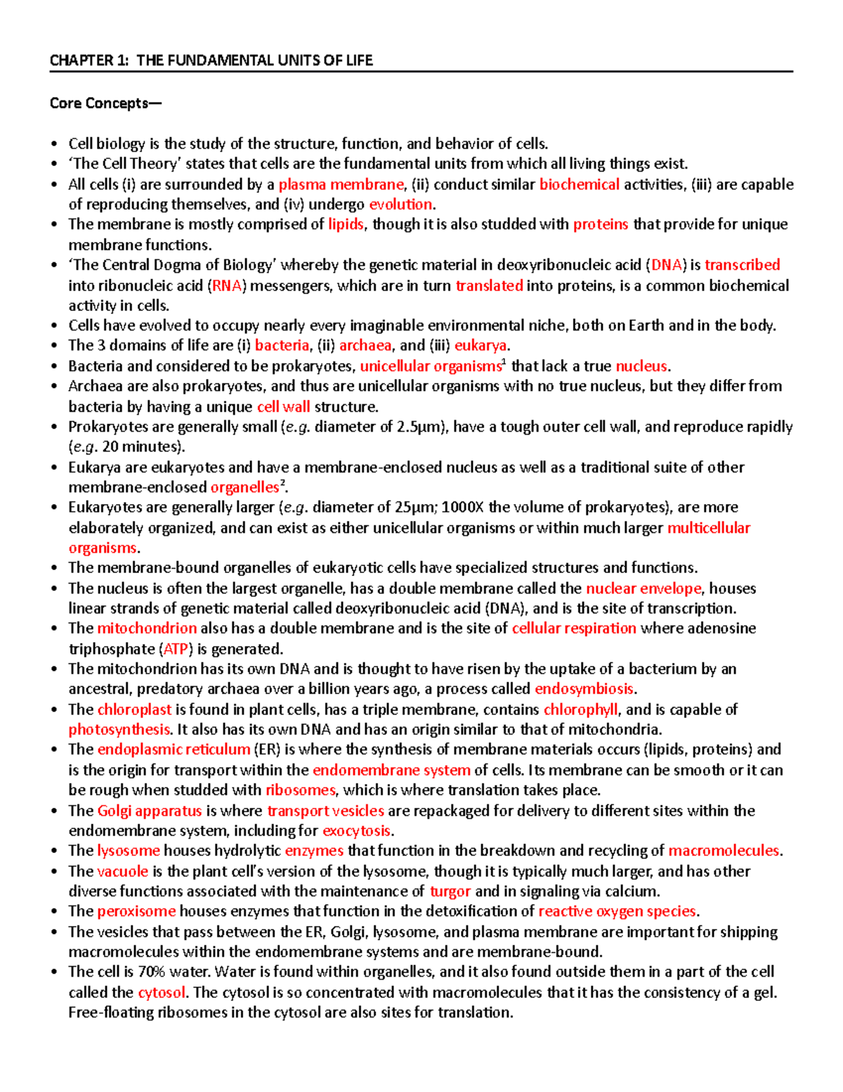 CH1 - Core Concepts and Terminology - CHAPTER 1: THE FUNDAMENTAL UNITS ...