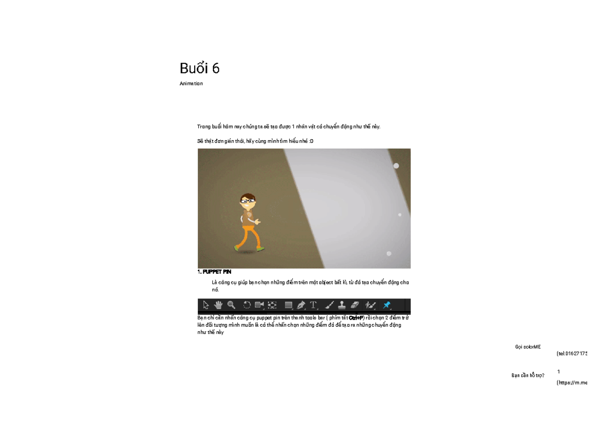 Buổi 6 AE Color ME - Trường học thiết kế Color ME - Buổi 6 Animation ...