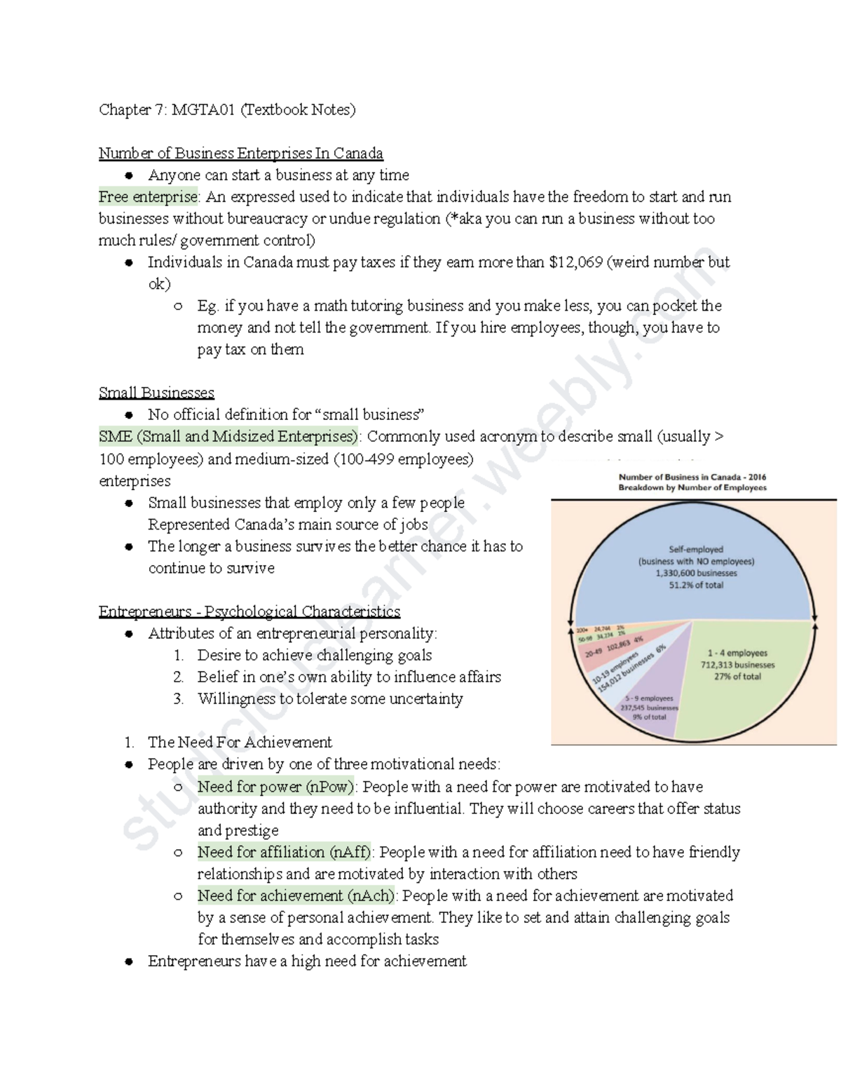 Chapter 7 MGTA01 (Textbook Notes) - studiciouslearner.weebly Chapter 7 ...