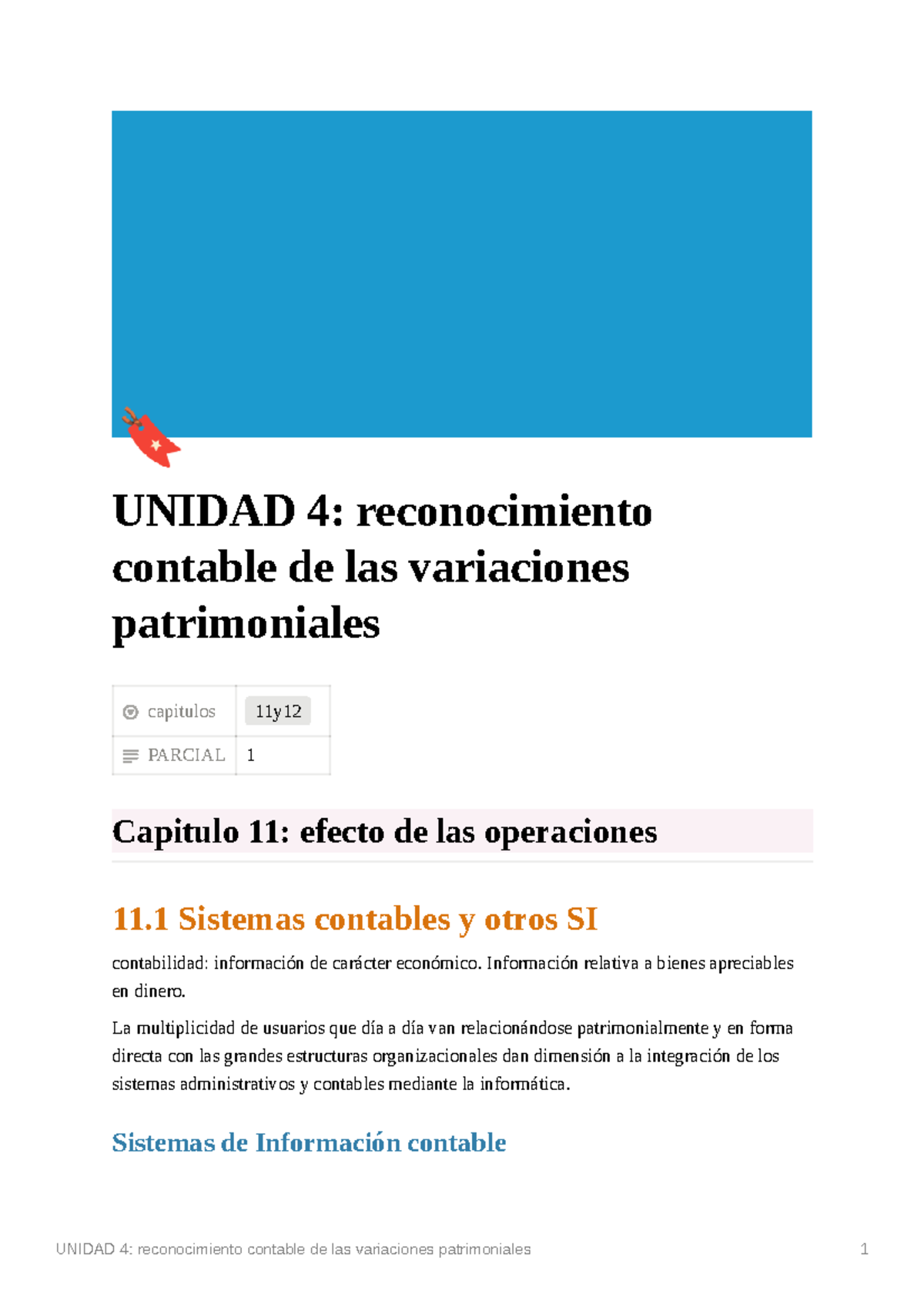 Unidad 4 Teoria Contable - 🔖 UNIDAD 4: reconocimiento contable de las ...