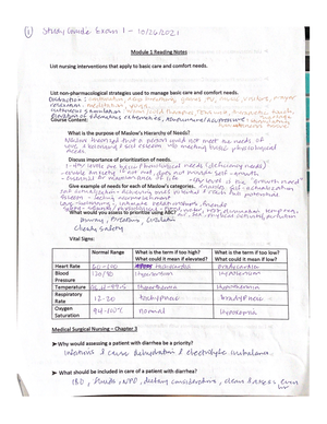 Module 4 Reading Notes - Module 4 Reading Guide Module 4 Learning ...