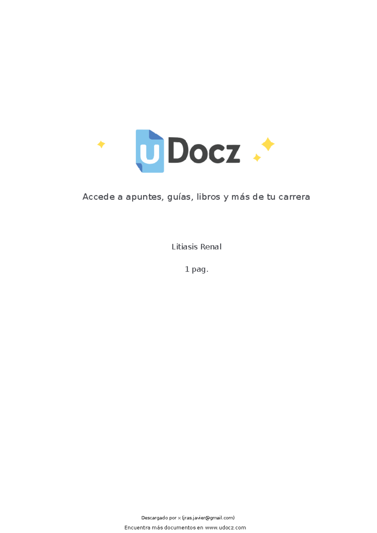 Litiasis renal 278144 downloadable 226768 - Estructura II - Accede a ...