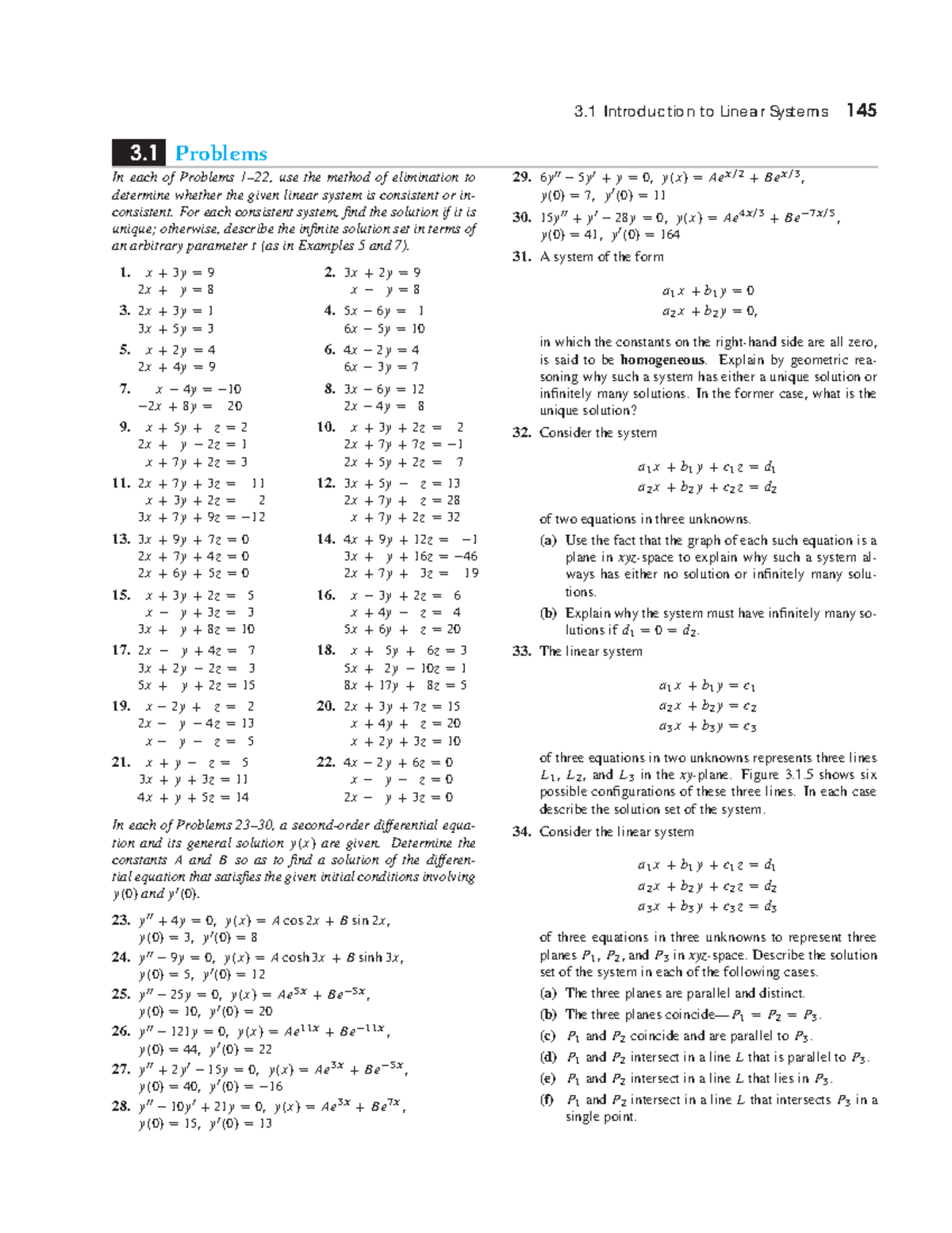 Differential-equations- (2)-54 - 3 Intro d uc tio n to Line a r Syste ...