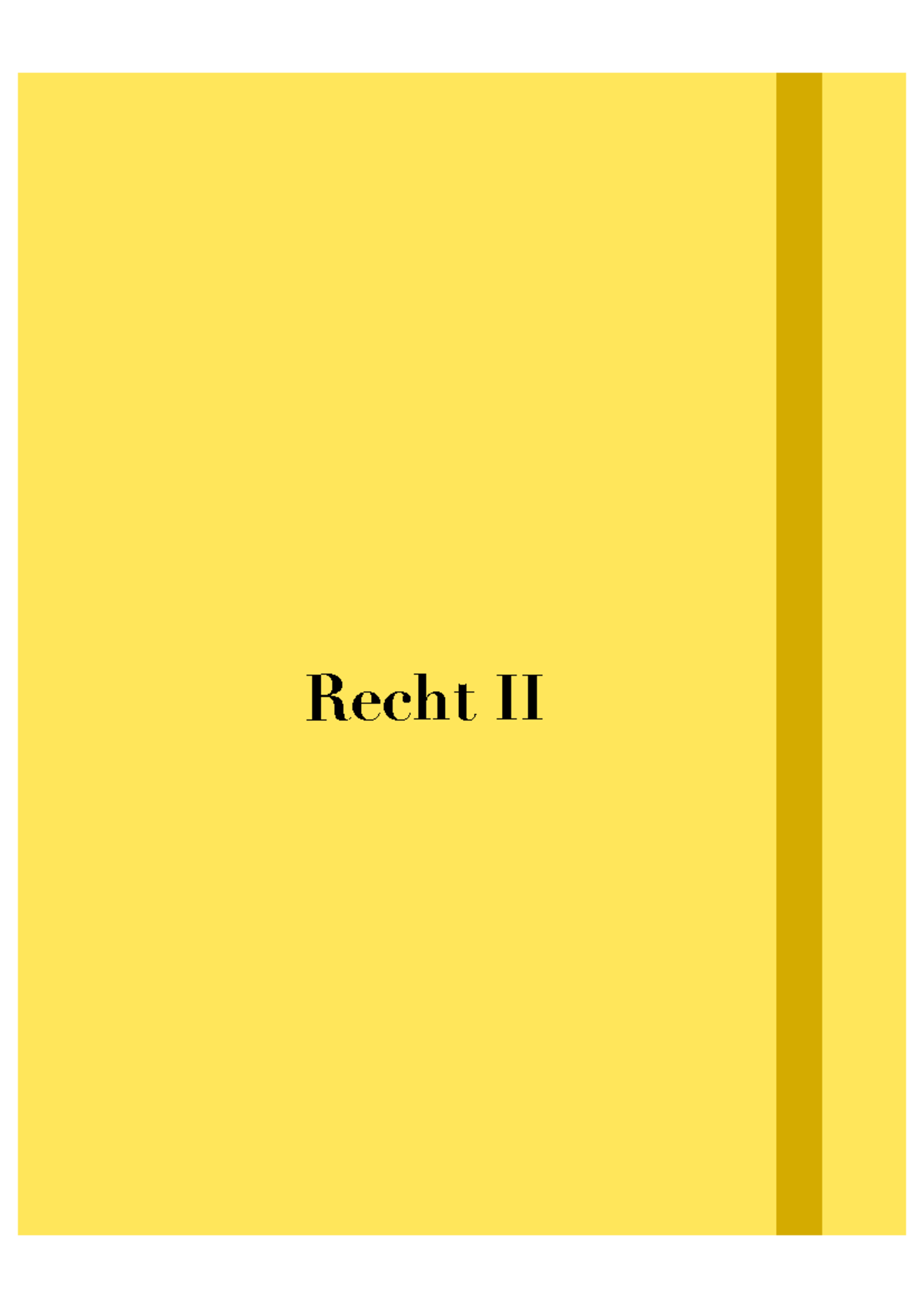 Recht II - Recht II Öffentliches und privates Recht Unterscheidung ...