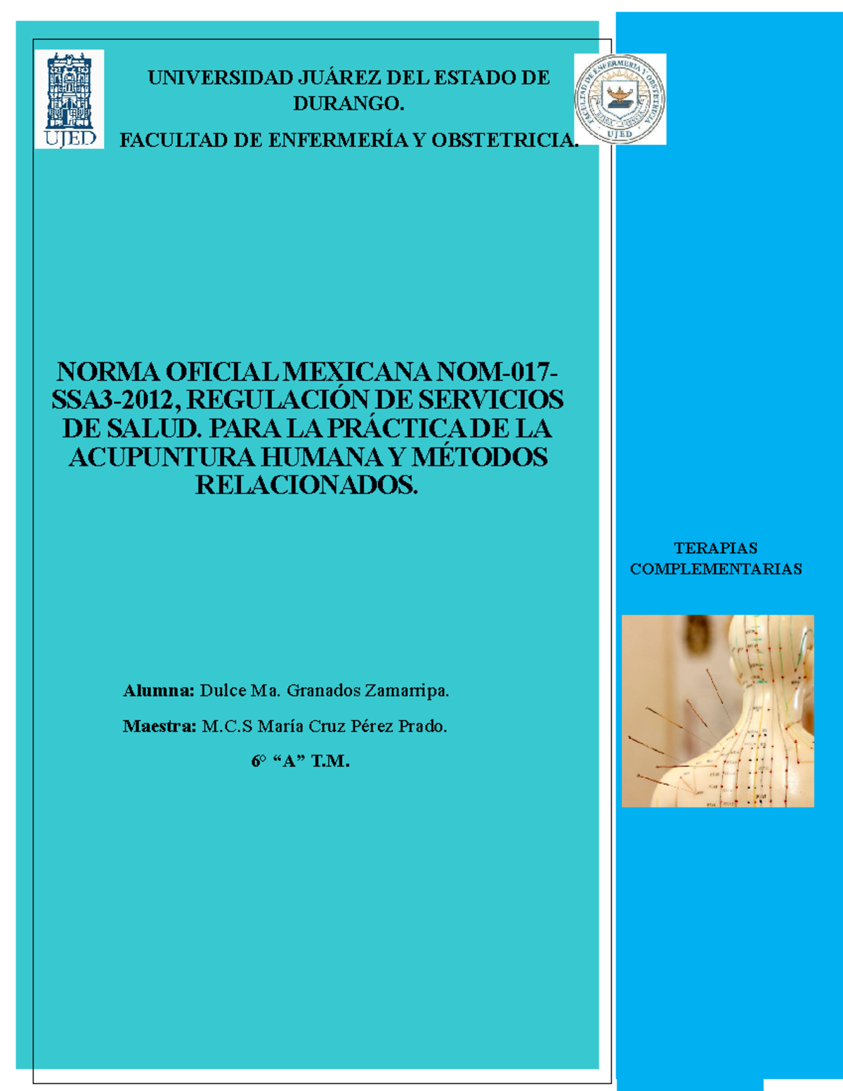 Norma Oficial Mexicana NOM-017-SSA3-2012 , Regulación de servicios de ...
