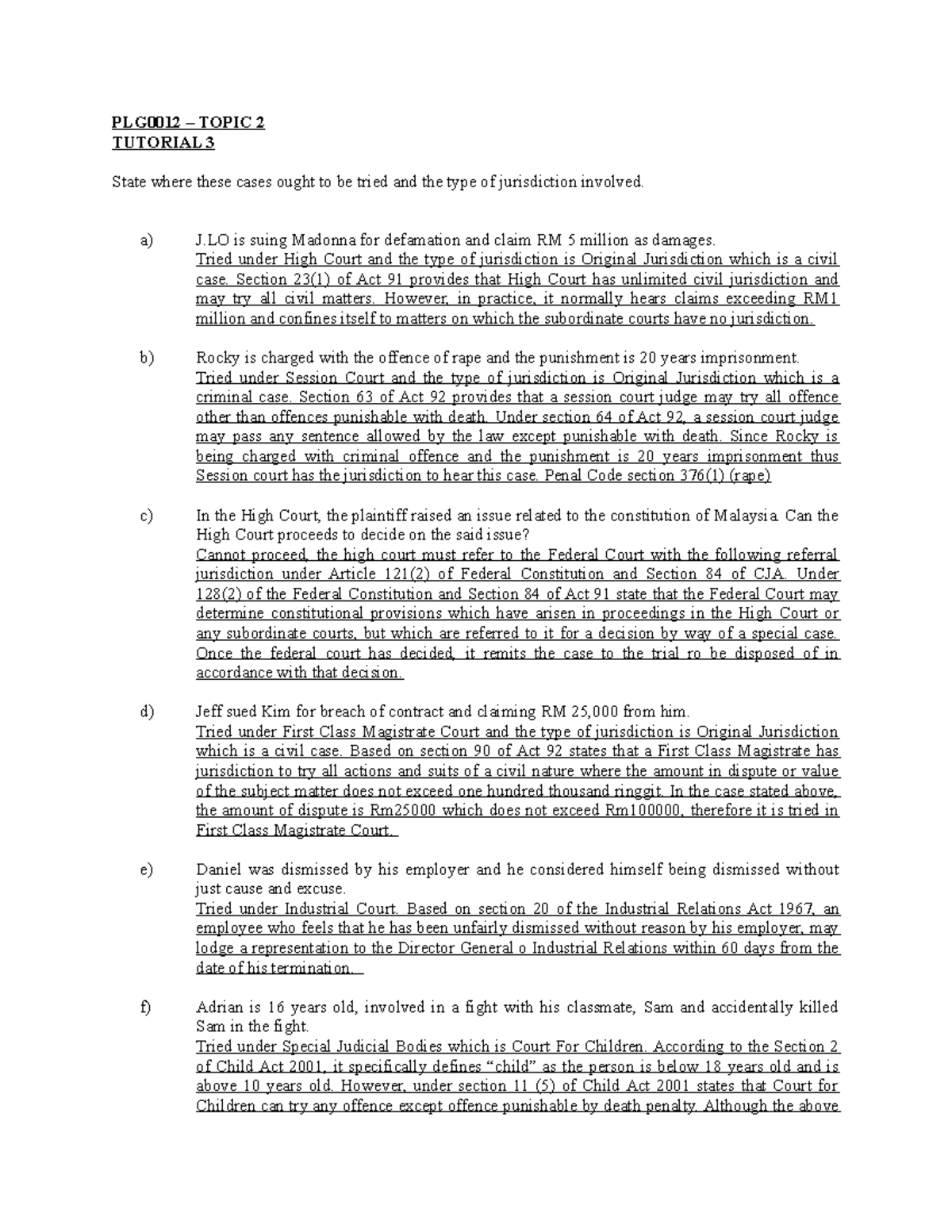 GPOL TUT 3 - Topic 2 - GENERAL PRINCIPLE OF LAW USE AS REFERENCE ...