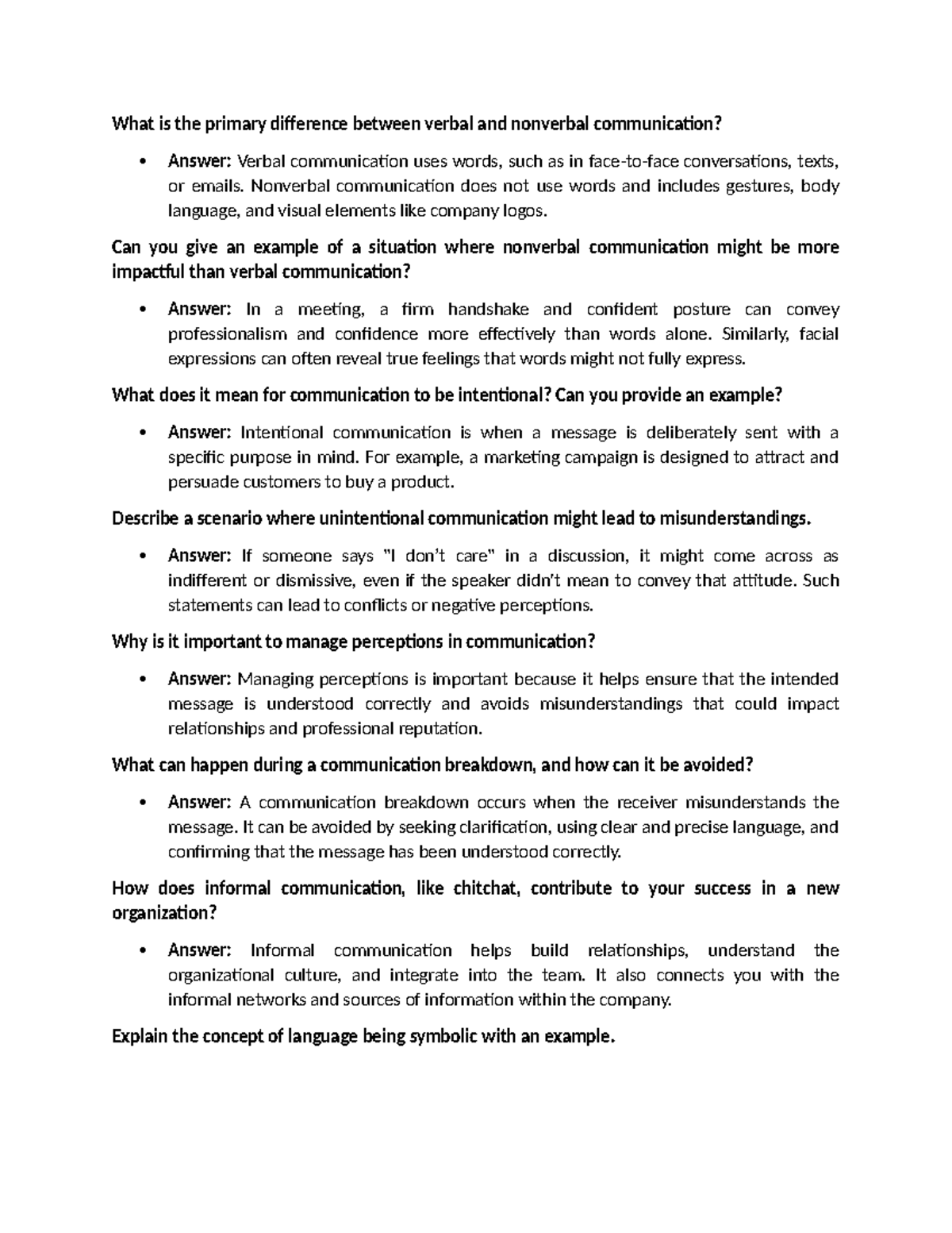 Class Recitation Topic 1 6 - What is the primary difference between ...
