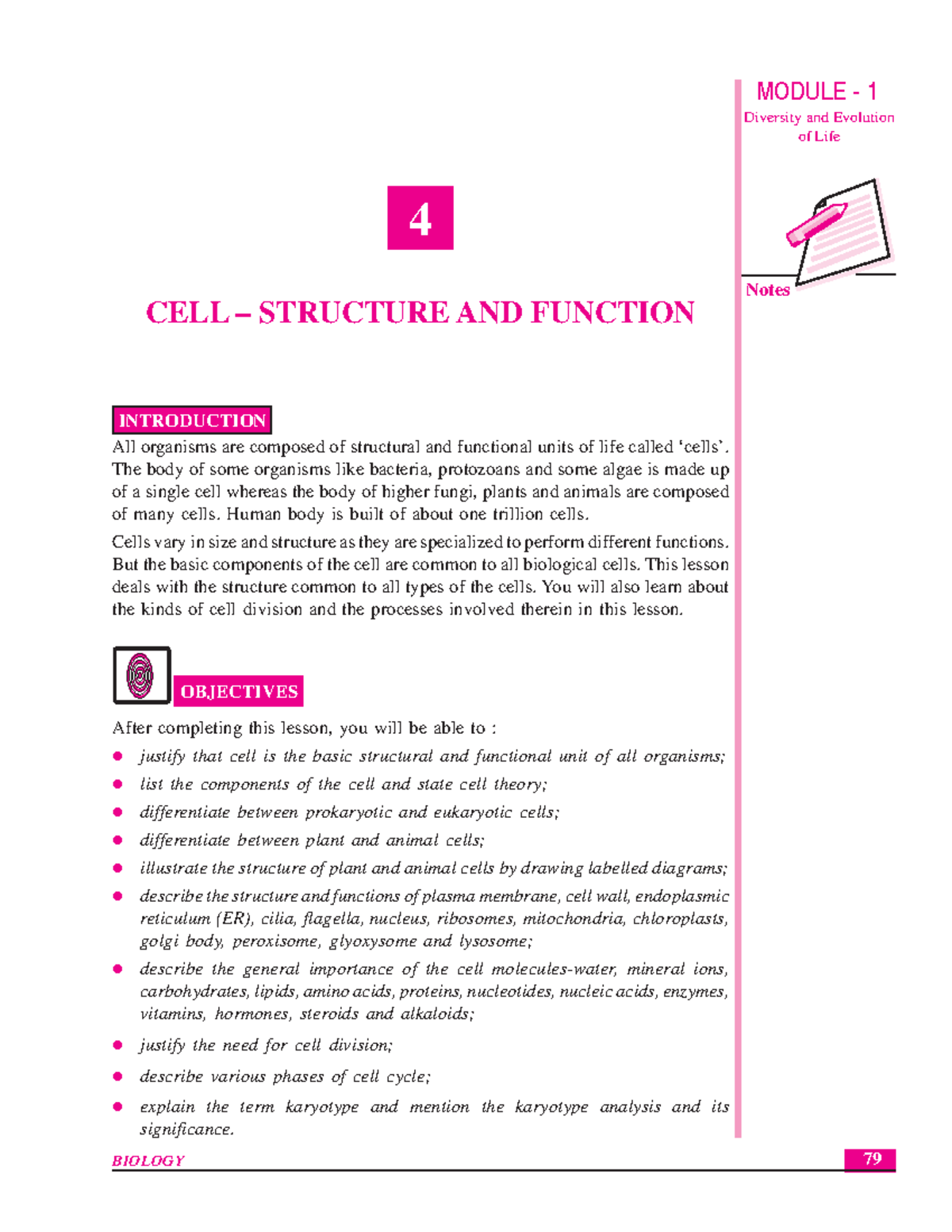 Structure and function of cell organelles - Cell – Structure and ...