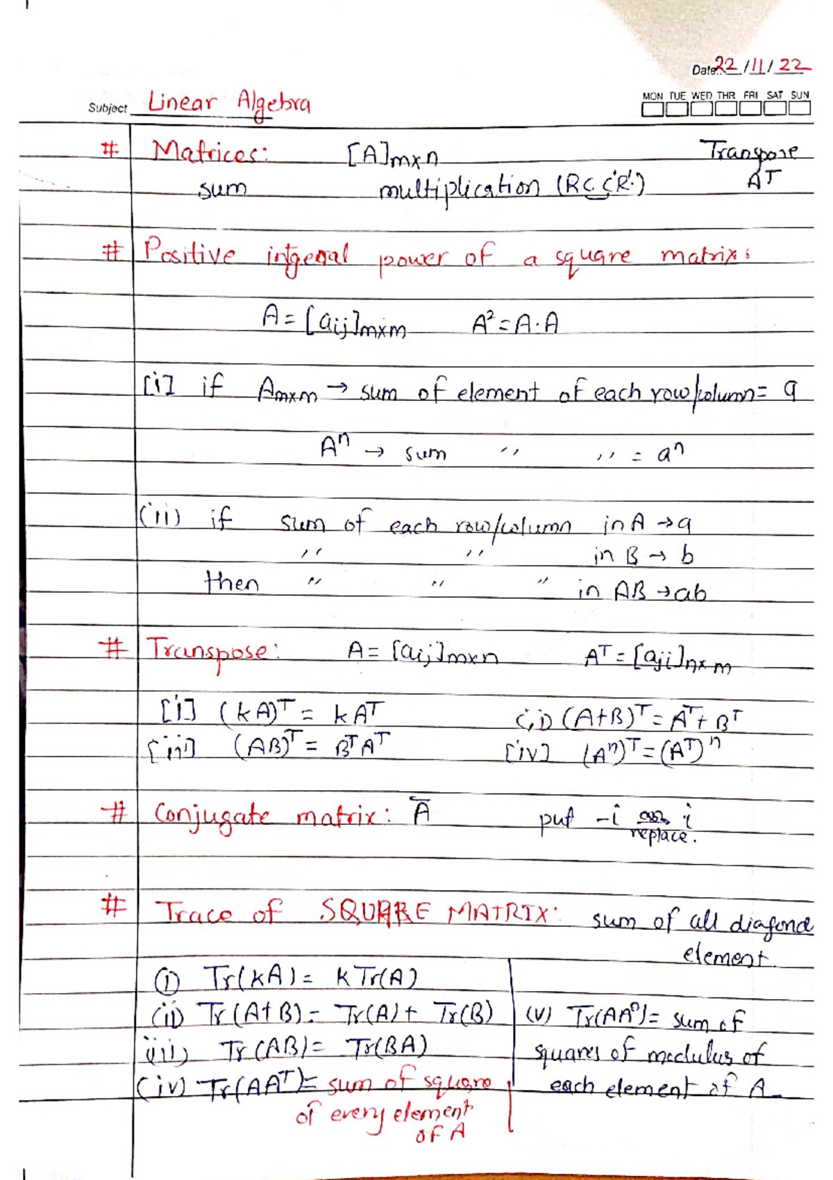 Algebra - Mathematics - Studocu