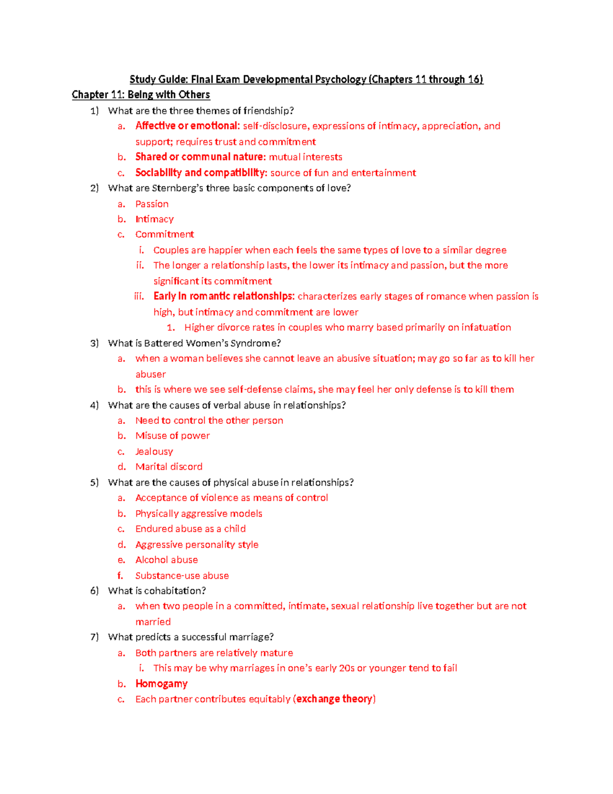 Final guide DP - Professor Sabrina Jhanwar - Study Guide: Final Exam ...