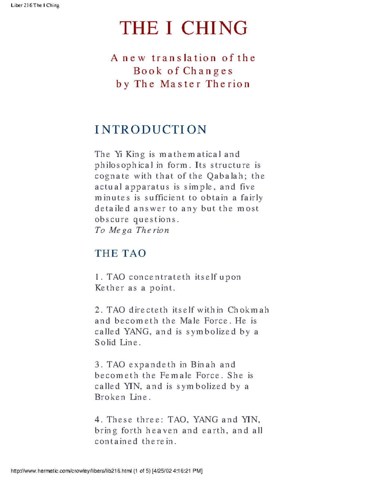 Aleist~3 - Lectures by the Master Therion 666 - Aleister Crowley - THE ...