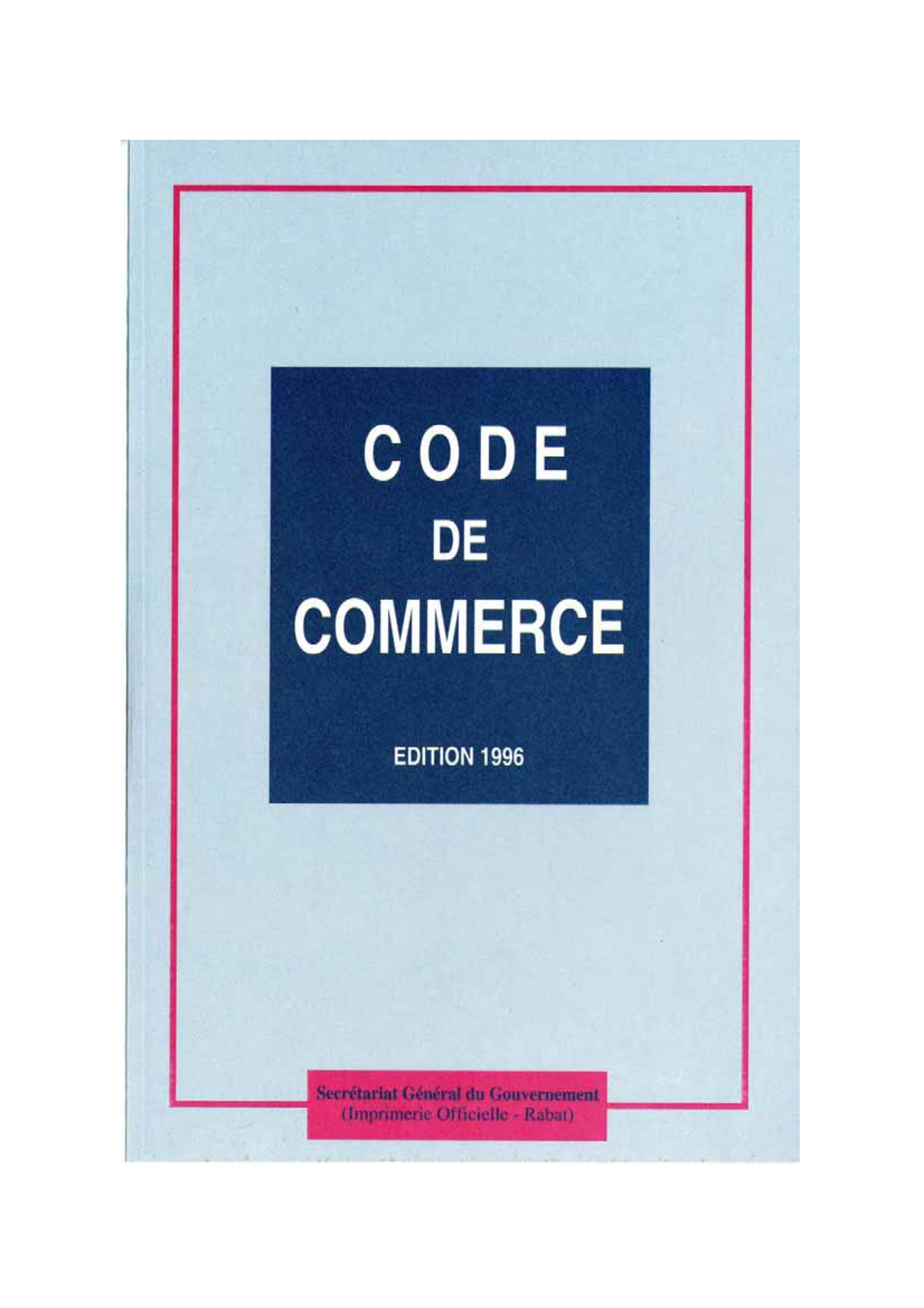 R sum Du Code De Commerce Droit Administratif Studocu