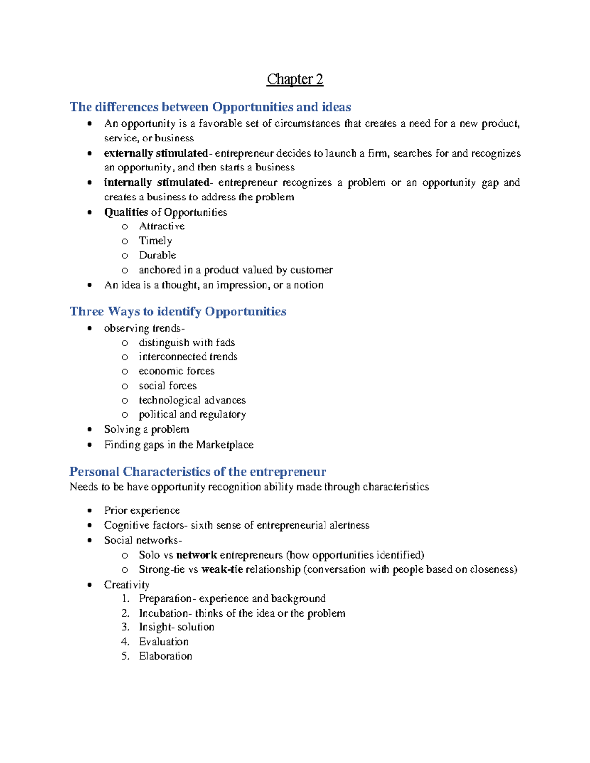 Chapter-2 - very good summary - Chapter 2 The differences between ...