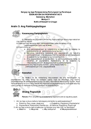 English Grade 8 Quarter 2 Module 1 Weeks 3-4 - ENGLISH 8 - Studocu