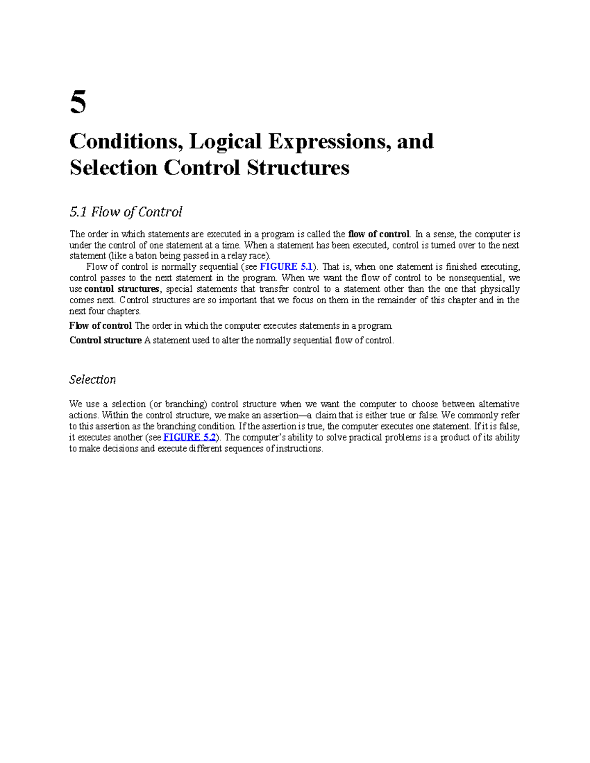 Comp218-ch5 - Comp218-ch5 - 5 Conditions, Logical Expressions, and ...