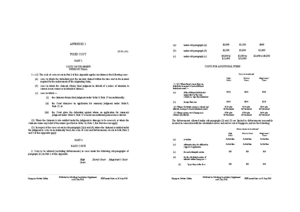 Updated fixed ocsts - jdkd - Singapore Statutes Online Published in ...