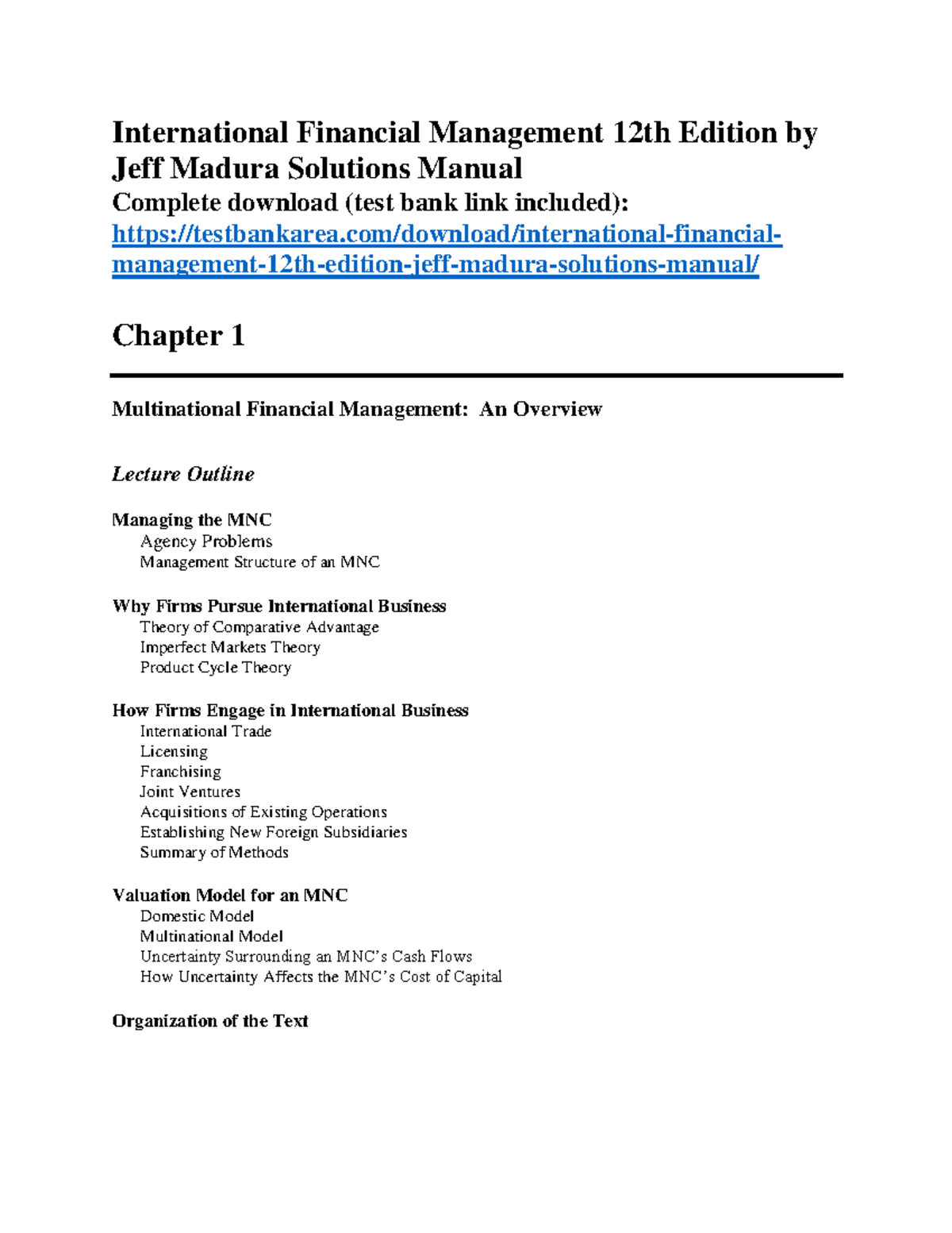 Pdfcoffee - Solved question answers - International Financial Management 12th Edition by Jeff ...