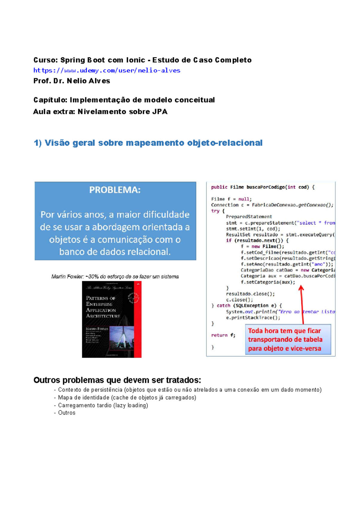 Nivelamento-sobre-jpa - Curso: Spring Boot com Ionic - Estudo de Caso ...