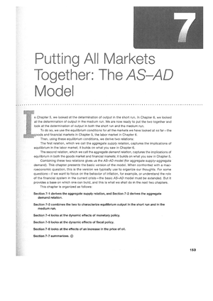 ECON 2123 - ECON 2123: Macroeconomics Problem Set 3 Instructor: Fei DING 1 Problem Set 3 - Studocu