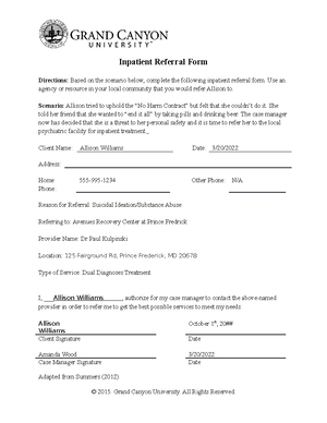 Allison Notes - Crisis Intervention - Paper Title: Up to 12 Words or ...