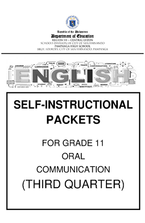 Functions OF Communication - Detailed Lesson Plan/Self-Instruction ...