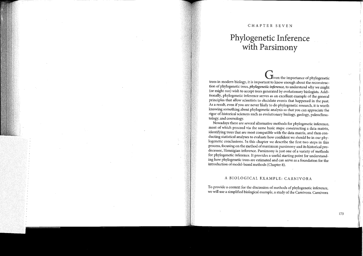 Tree Thinking Chh 7,8,9 (sections) - GTS 354 - Studocu