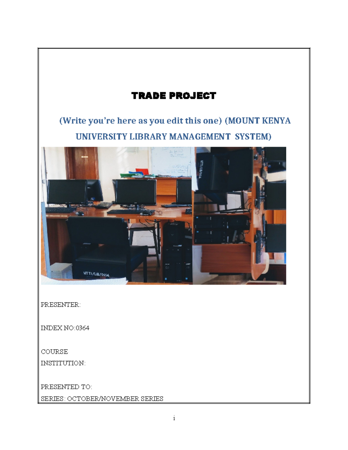 JOHN Trade Project - for practise materials - TRADE PROJECT (Write you ...