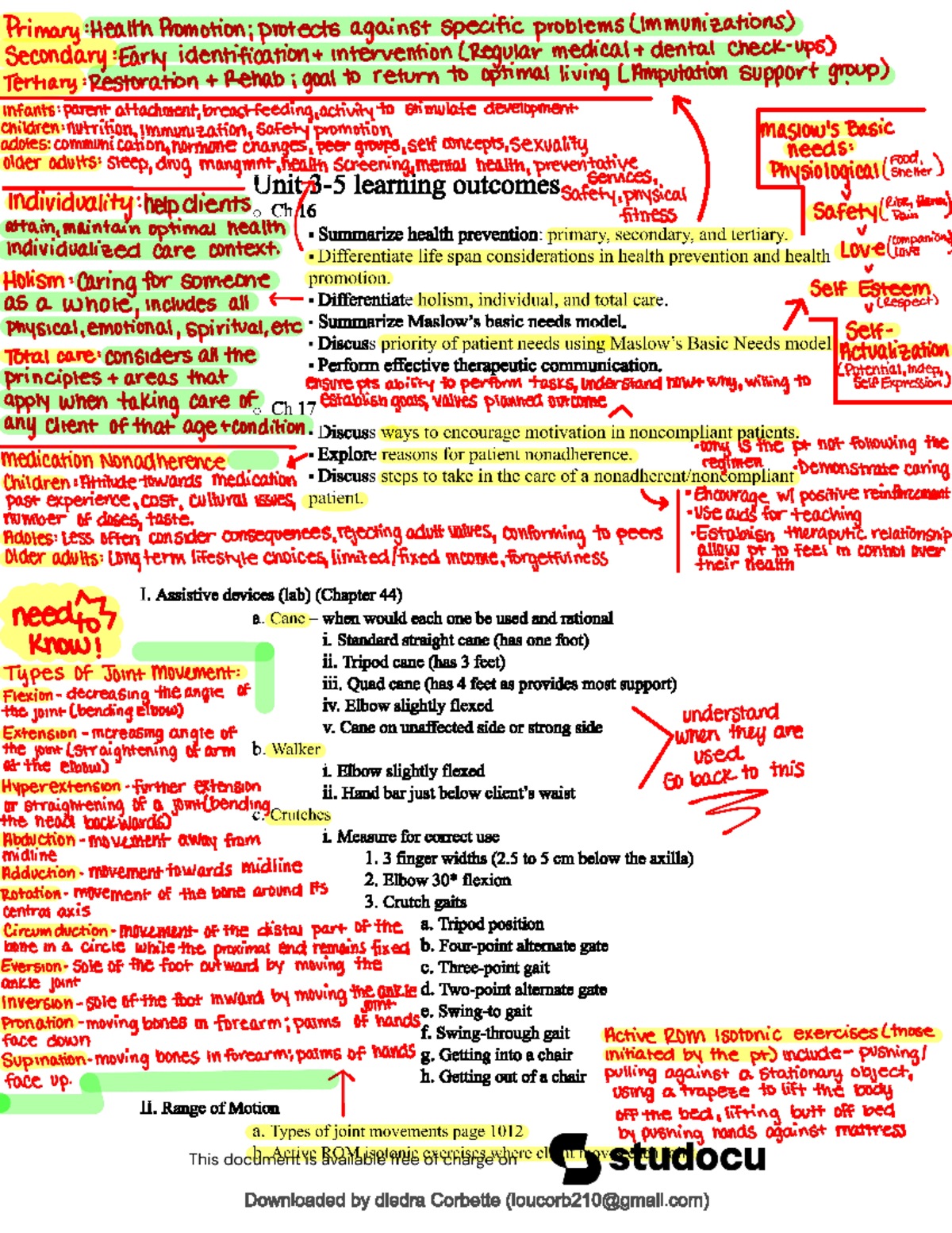 Nur155 Exam 2 Study Guide: Health Promotion & Nutrition - Primary ...