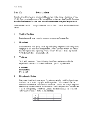 Capacitance Lab Physics Two - Lab 2: Capacitance The objective of this ...