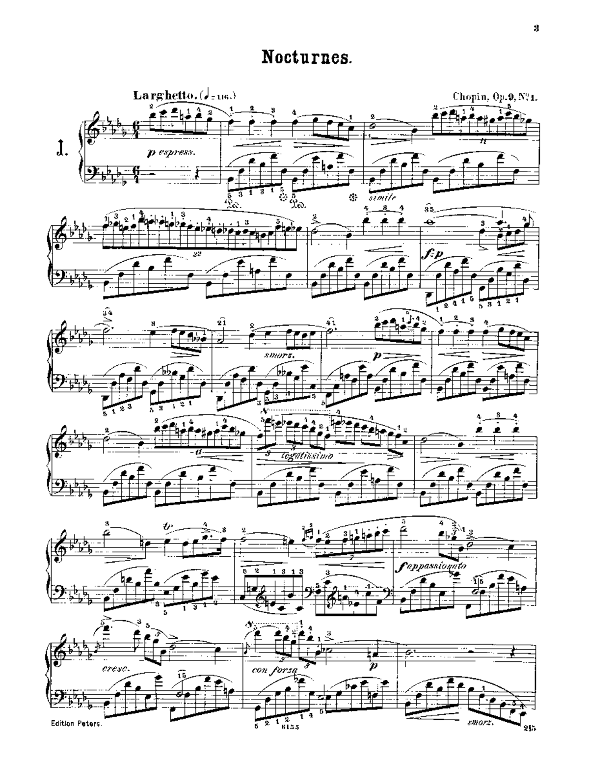 Imslp 34916-PMLP02312-Chopin Klavierwerke Band 1 Peters Nocturnes Op ...