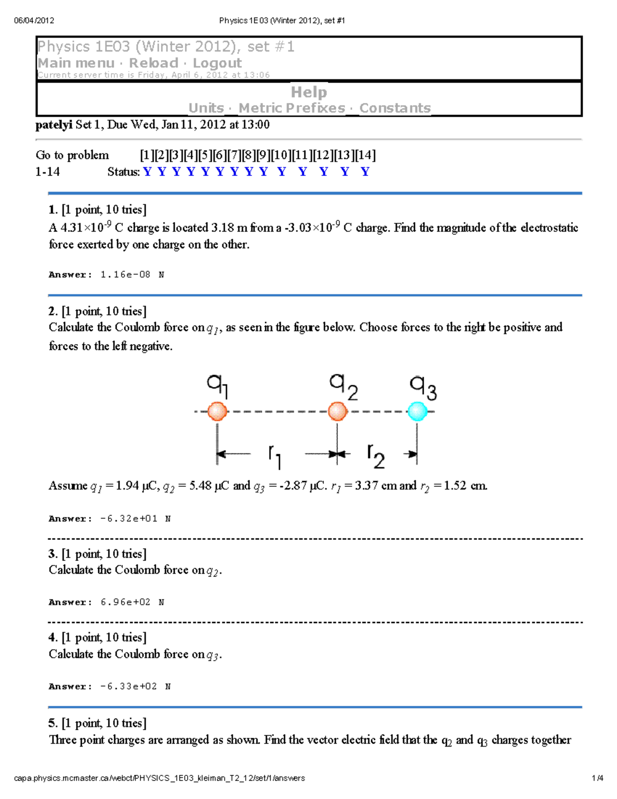 CAPA - Lecture notes all - 06/04/2012 Physics 1E03 (Winter 2012), set ...