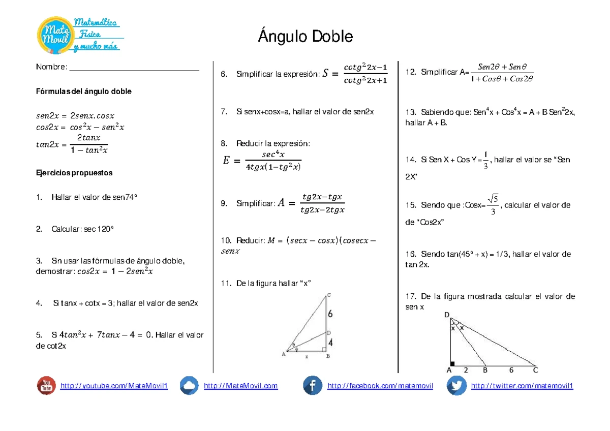 GP16 - Guia de problemas - Facultad de Ciencias Naturales y Matemáticas Curso de Nivelación Mayo ...