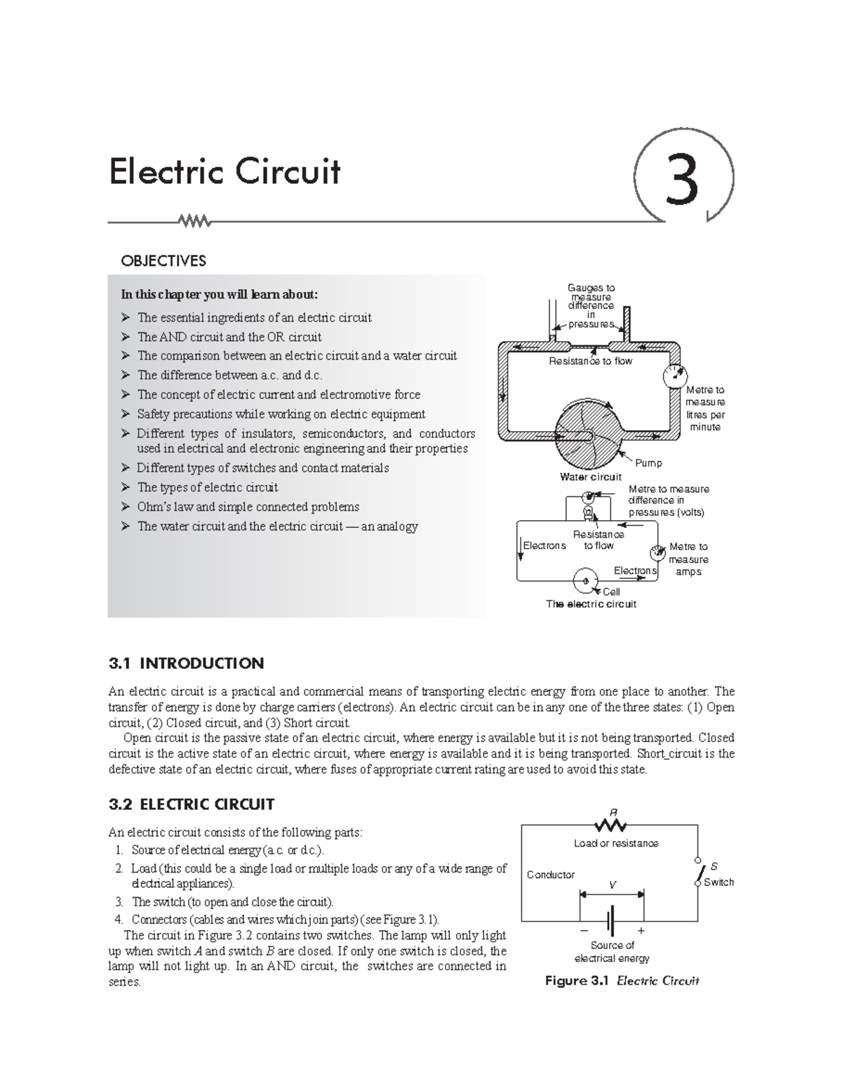 Module 3 - Notes - Electric Circuit 3 3 INTRODUCTION An electric ...