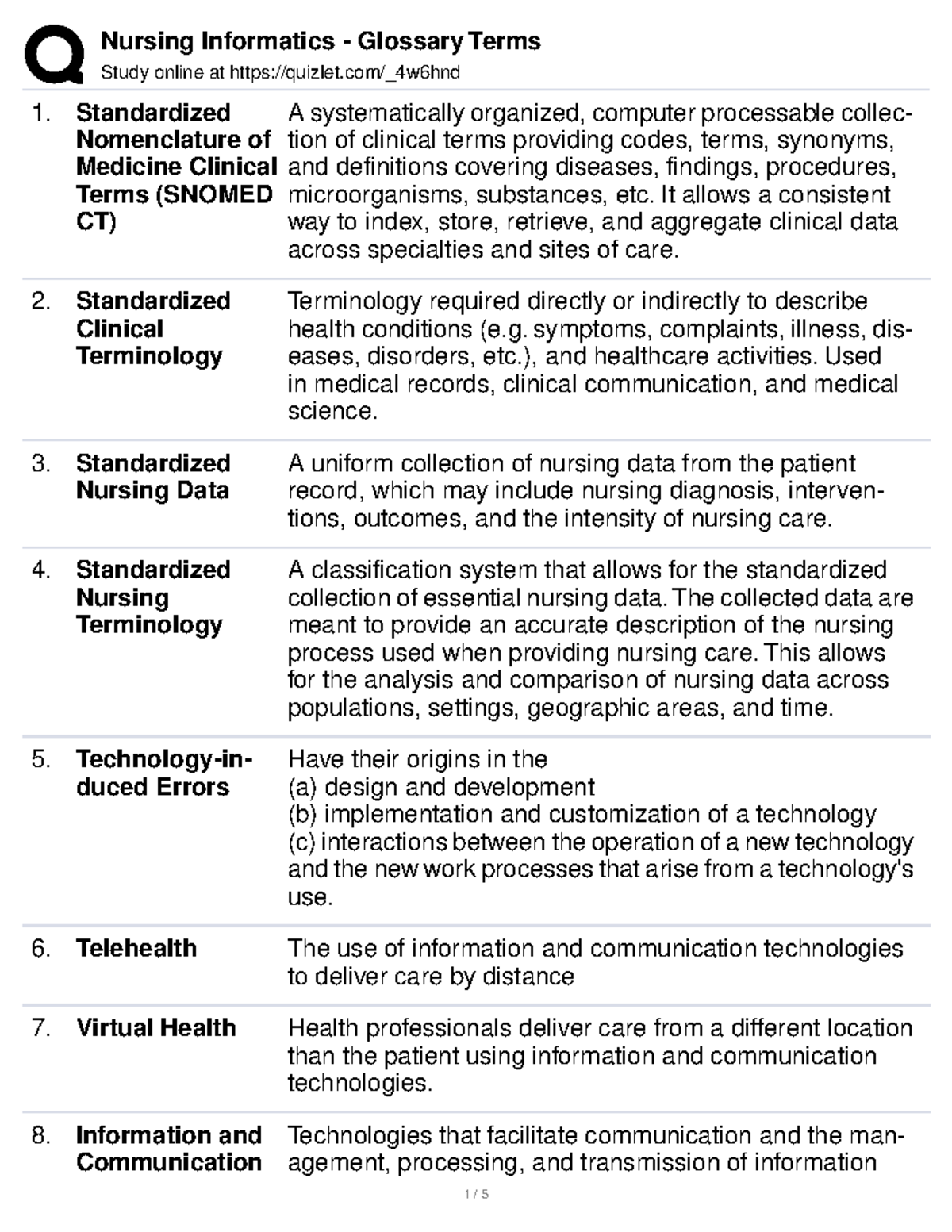 Info6 - lecture notes - HITT 1353 - Studocu