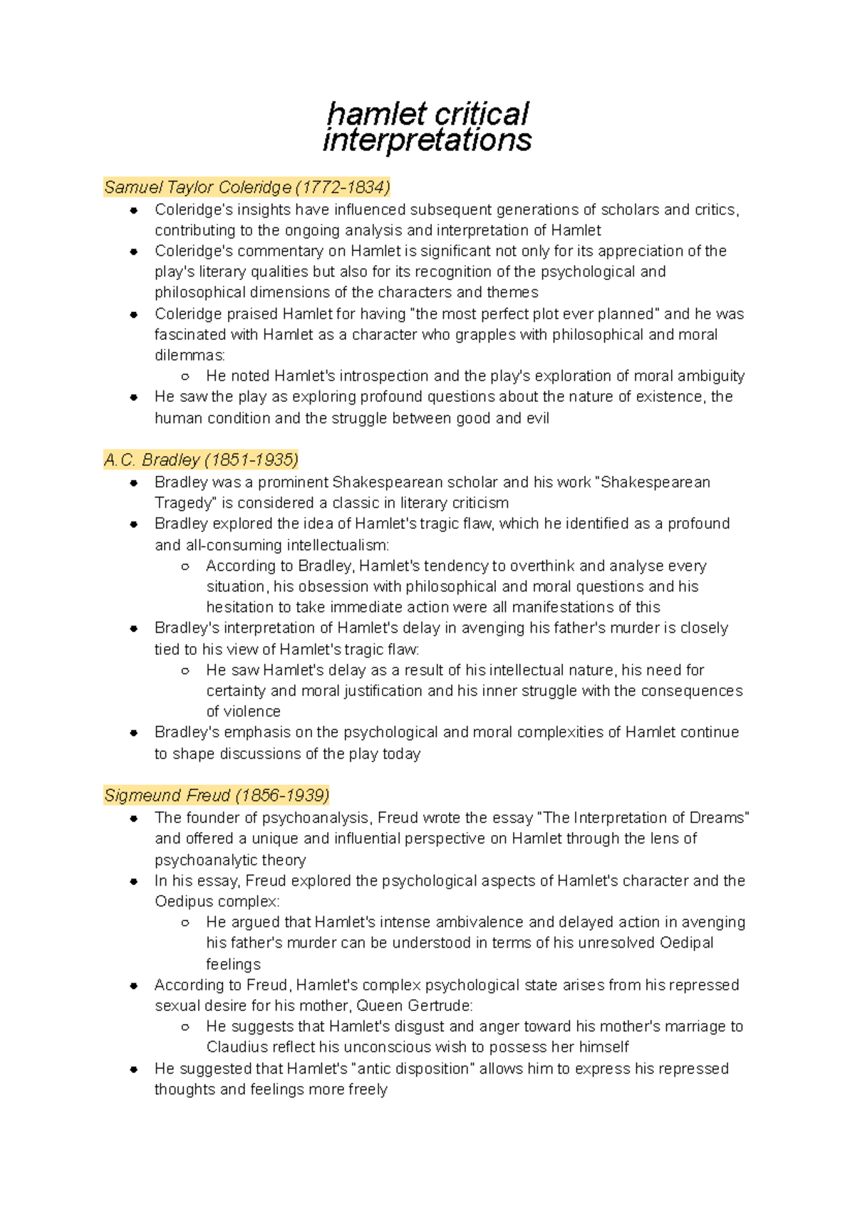 Hamlet: Critical Interpretations - hamlet critical interpretations ...
