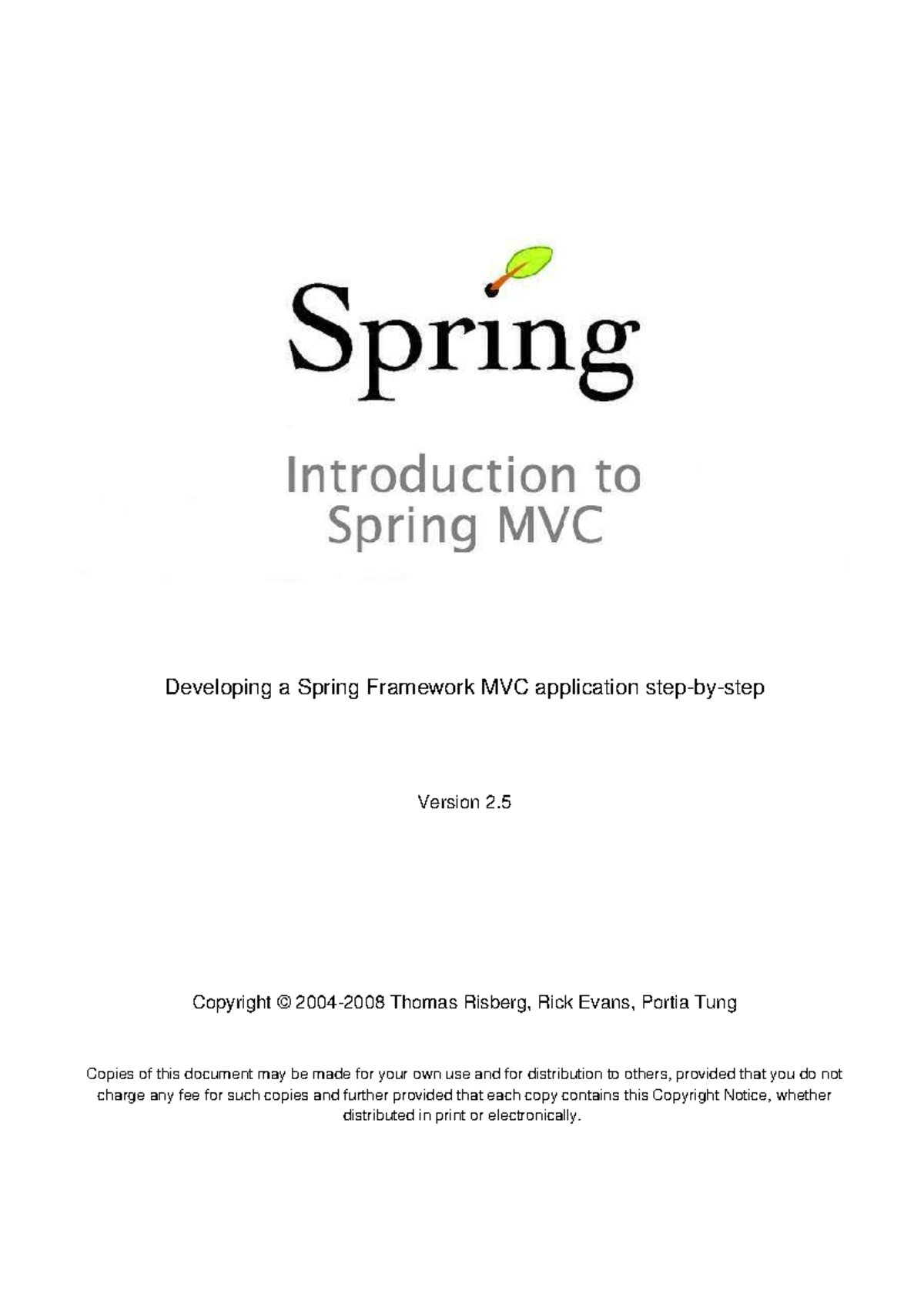 0544 introduction to spring mvc - Developing a Spring Framework MVC application step-by-step ...