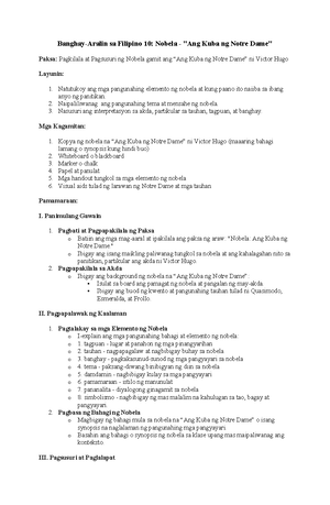 F9 tula elehiya - lesson plan - Banghay Aralin sa Filipino 9 Paksa ...