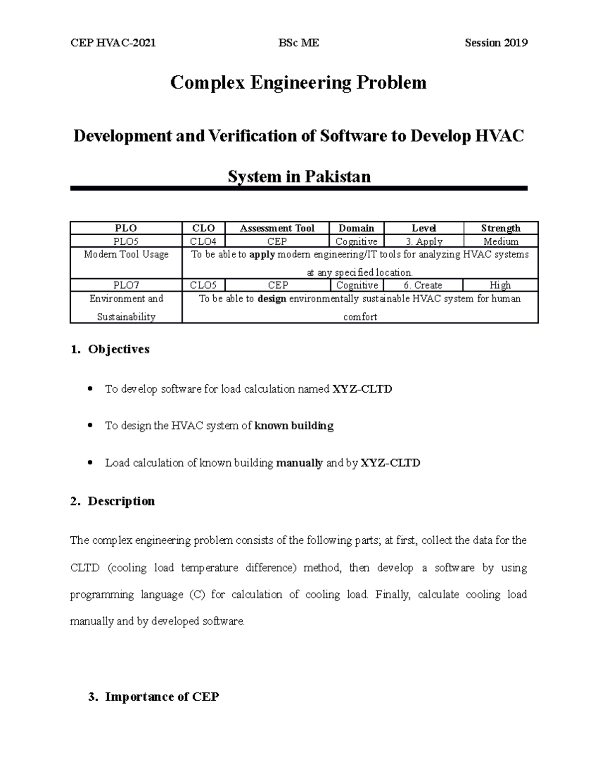 CEP-2019 HVAC analysis of building via CLTD method - Complex ...