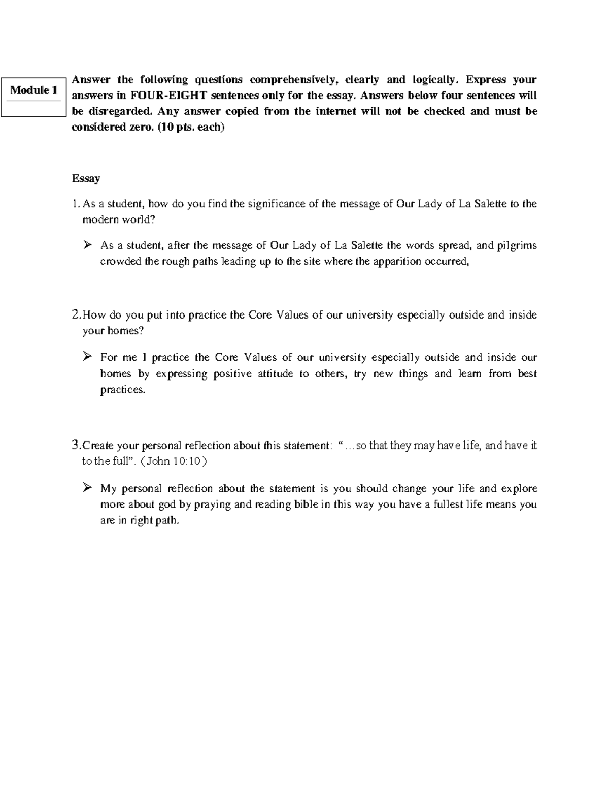 God's Saving Actions in History, Our Story from Abraham to Jesus Module ...