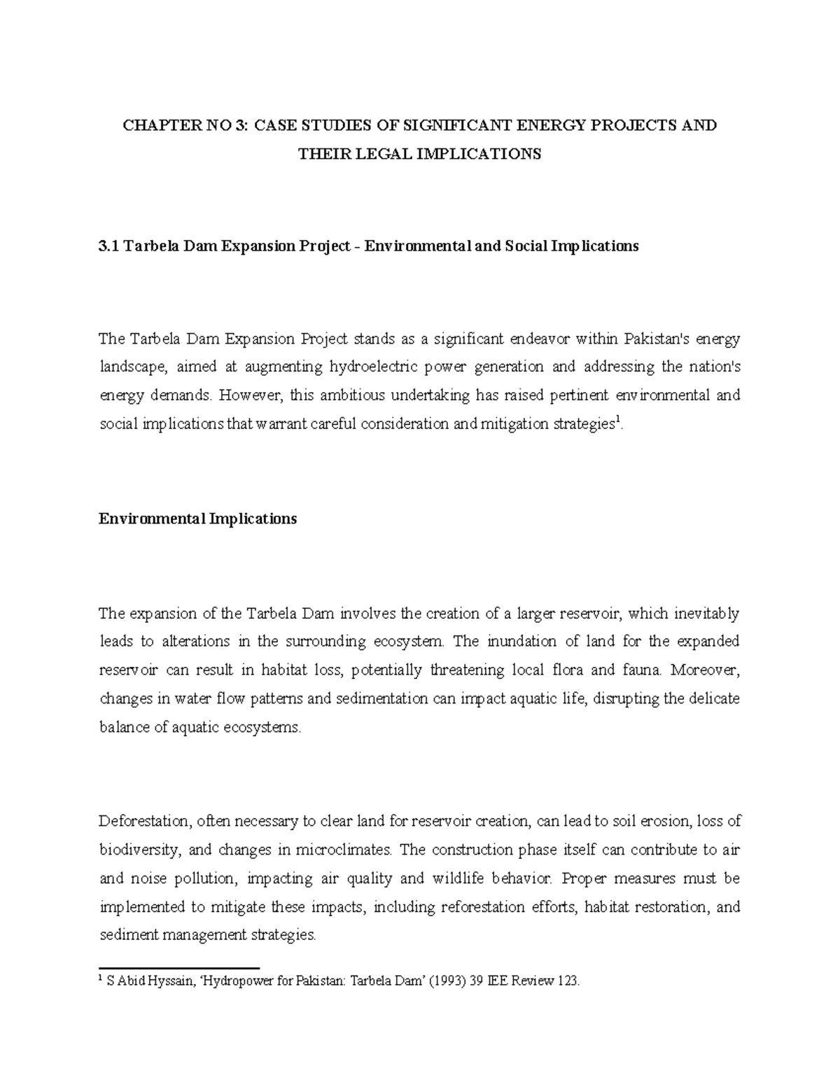 2 - PRACTICE - CHAPTER NO 3: CASE STUDIES OF SIGNIFICANT ENERGY ...