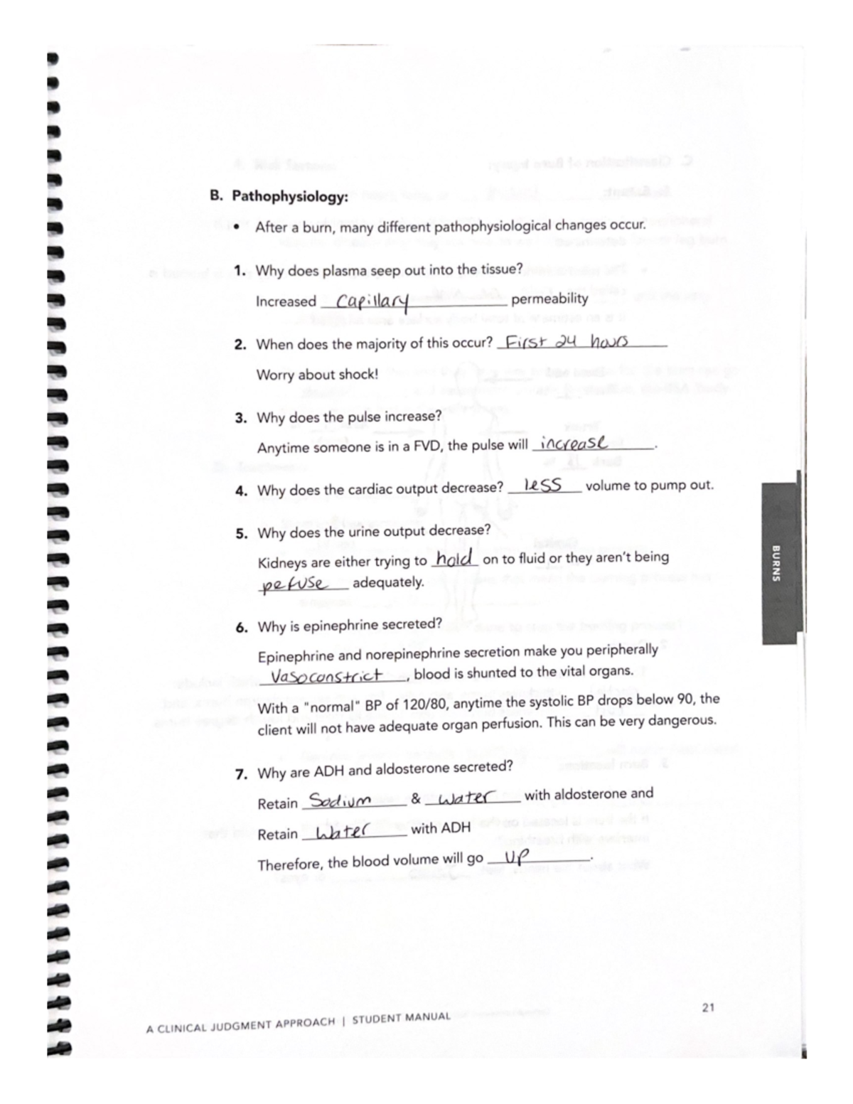 B. Pathophysiology - Hurst book - NURS 4279 - Studocu