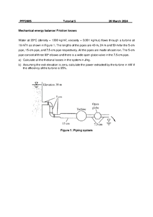 Tutorial 6 (Conservation of Momentum) - PFF260S Tutorial 6 10 April ...